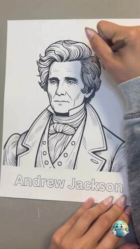 Age of Jackson Coloring Pages (7) Featuring Indian Removal Act & Andrew ...