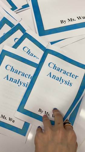 How to Write a Character Analysis | Novel Study | Graphic Organizer