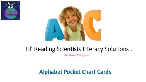 Alphabet Cards for Pocket Chart (Beginning to Advanced) (OG) | TPT