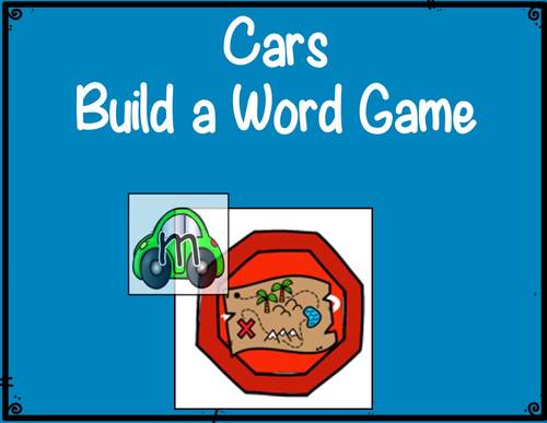 Cars Themed Build a Short Vowel CVC Word by The Teaching Scene by Maureen