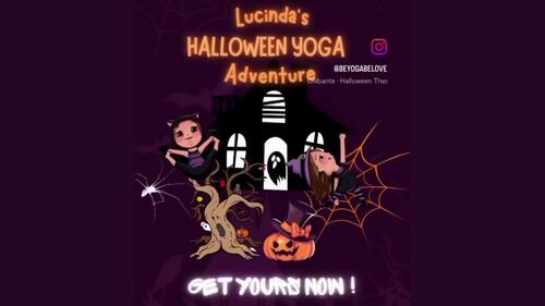 Halloween Yoga Adventure Yoga Poem Cards Lesson Party Script Activity