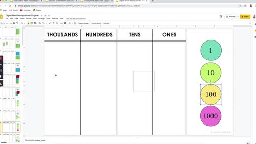 Digital Math Manipulatives & Math Mats | Google Slides Ready | Distance ...