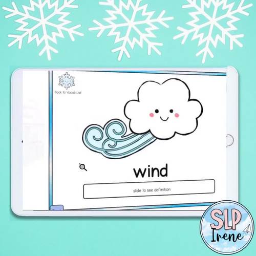 Little Snowflake Digital Book Companion - Boom Cards by SLP Irene