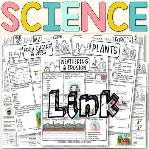 Science Review Packet (Study, Review, Test Prep) 4th 5th | TPT