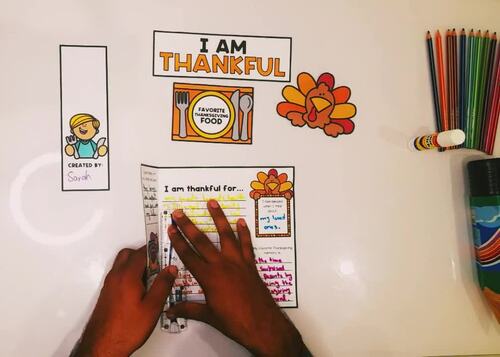 Thanksgiving Lapbook Writing Craft Project Second Grade by Xee One Stop