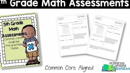 5th Grade Common Core Math Assessments & Student Data Graphing | TPT