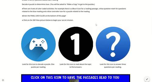 United States DIGITAL ESCAPE ROOM for Google Drive® USA | Geography