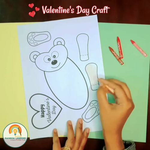 Valentines Day Craft | Hedgehog Craft | Valentines Day Craftivity ...