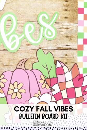 Fall Classroom Decor Bulletin Board Bundle | Cozy Fall Vibes Theme