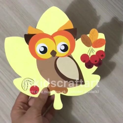 Fall Owl Craft Forest Animal Autum Bird Craftivity Classroom Decor ...