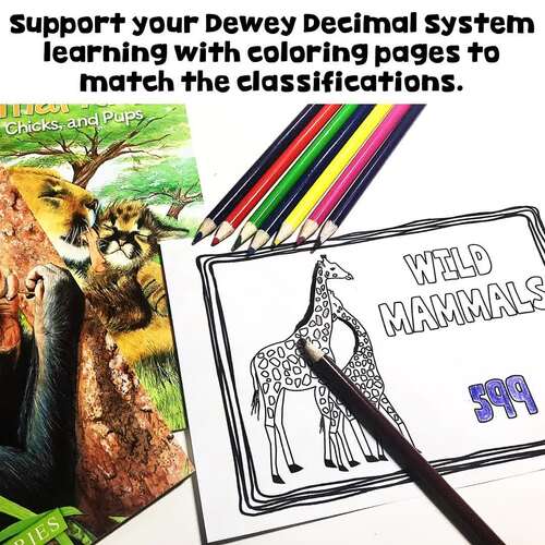 dewey decimal system coloring pages
