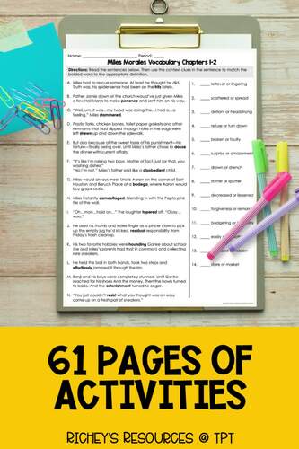 Miles Morales Spider-Man Novel Study Digital and Print by Richey's ...