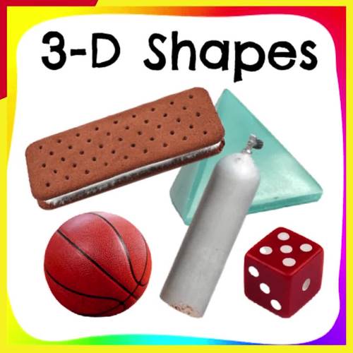 3D Shapes Sort- Kindergarten and 1st grade by Miss Fuzzy Bee | TPT