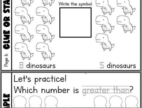 Comparing Numbers Books Readers Greater Than Less Than Equal To | TPT