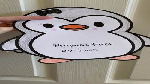 Penguin Writing Craft / Winter Craft / Winter Bulletin Board Ideas