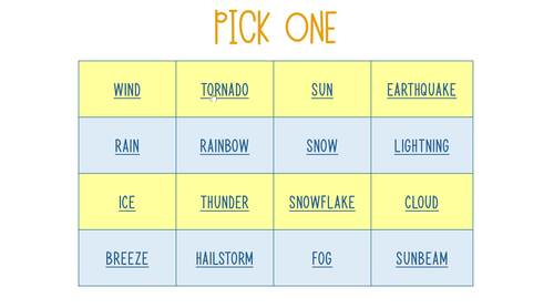 Weather Theme Gross Motor Game | Digital Therapy Fun by A Pedi PT