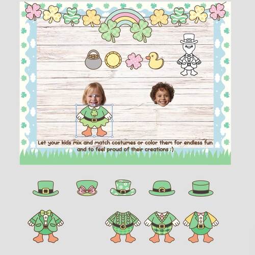 St. Patrick's Day Silly Goose Kindness Bulletin Board, Add your own ...