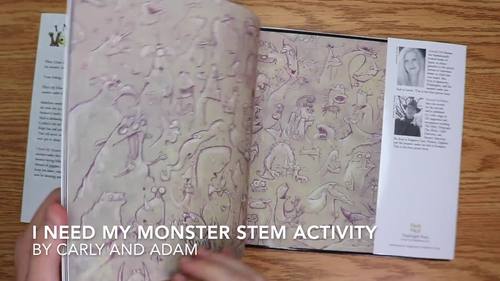 I Need My Monster Halloween READ ALOUD STEM™ Activity | TPT