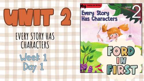 Editable ELA Unit 2 Kinder Slides | Aligned to Benchmark Advance