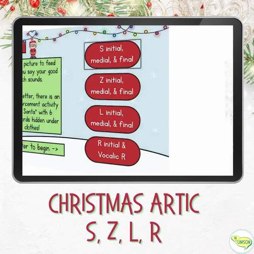 Christmas Articulation Boom Cards™ Dress & Feed Santa S Z R L | TpT
