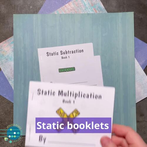 Montessori Math 4 Digit Addition, Subtraction, Multiplication, Division ...