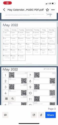 12 Months of Listening Calendars with 365 days of song with listening ...