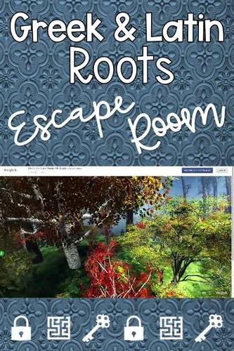 Greek and Latin Roots Game 5th and 4th Grade Digital Breakout Edu ...