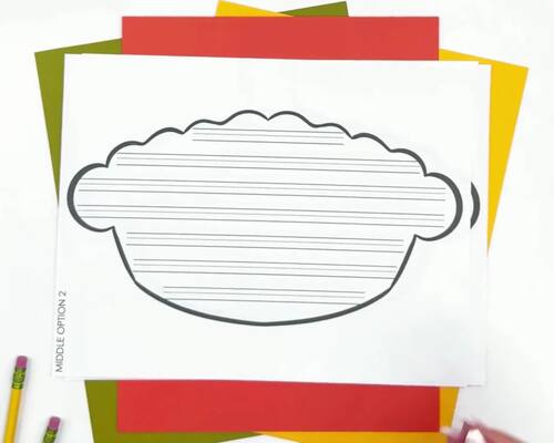 Thanksgiving Writing Craft | Pie Writing Craft Activity |Thanksgiving ...