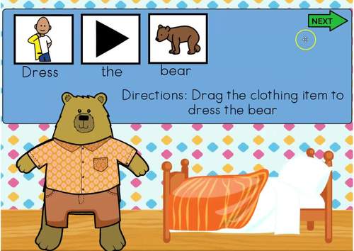 AAC Core Words: Put On BOOM Cards by Speech Packtivities | TPT