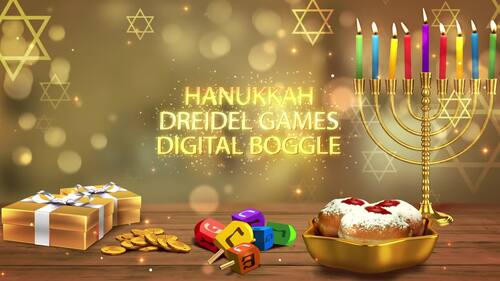 HANUKKAH / CHANUKAH DIGITAL BOGGLE - FUN WORD WORK by K's Digital Store