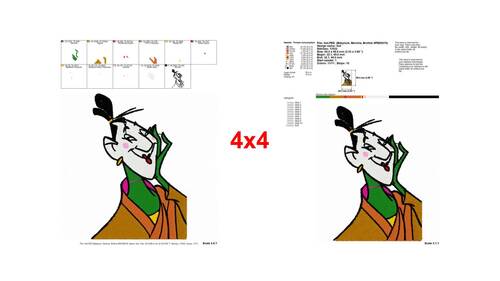 Mulan Matchmaker Character Smiling Hand Pose Embroidery Designs ...