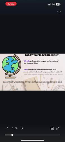 Europe: European Union Power Point (PPT) by World Wide Geography