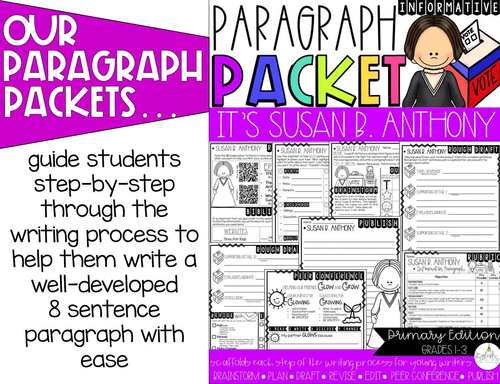 It's Susan B. Anthony | Biography Paragraph | Informational Writing | CKLA
