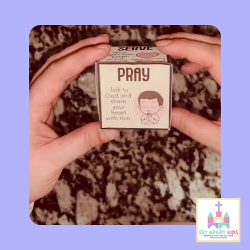 Worship Cube | Kids Bible Craft | Sunday School Praise Activity ...