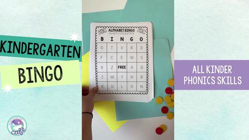 Kindergarten Bingo Games! by Kindergarten Cafe | TPT