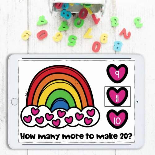 Structuring Numbers to 20 | Boom Cards™ by Keeping Up With Ms Kissell