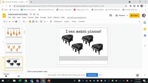 Musical Instruments Activities (Includes Errorless) by The SPED Stitch