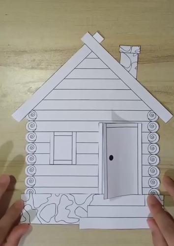 Presidents Day Abraham Lincoln Craft Log Cabin Symbols 4th of July ...