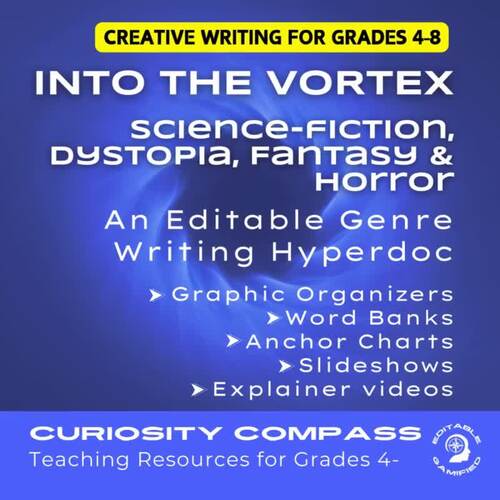 Narrative Writing Hyperdoc BUNDLE | Science Fiction, Fantasy, Dystopia ...