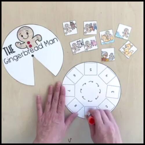 The Gingerbread Man Story Retell Sequence, Folktale and Karen Schmidt ...
