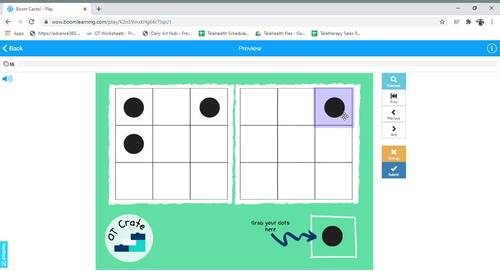 Boom Cards™ Pattern Copying by OT crate | TPT