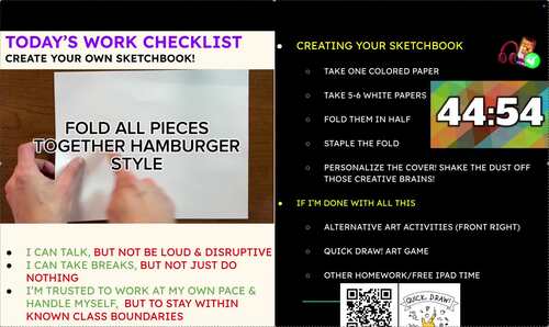 Class Management Slide Template (Independent Time) by Vincent Van Nope