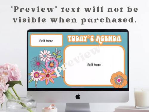 Retro Spring Google Slides and PowerPoint Slides with Timers | TPT