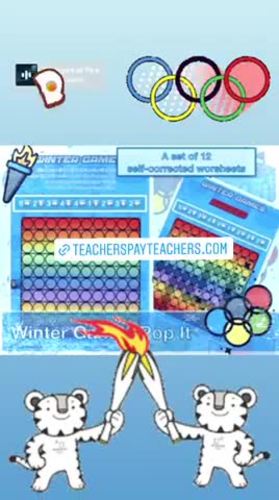 WINTER OLYMPICS GAMES AND CODING by Once Upon Coding | TPT