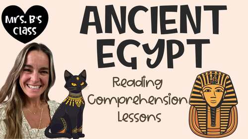 Ancient Egypt Reading Comprehension Passages Questions Pyramids ...