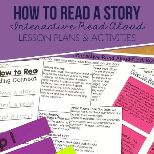 Read Aloud: How To Read a Story, Interactive Lesson Plans and Activities