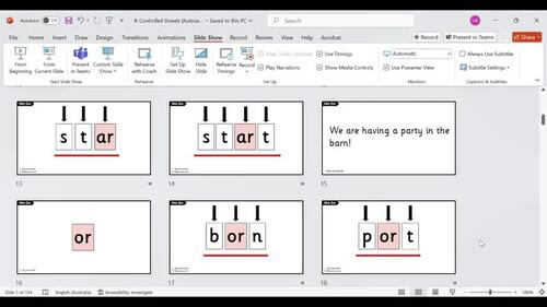 Decoding and Blending Phonics PowerPoint: R Controlled Vowels by The ...