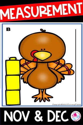 Nonstandard Measurement 1st & 2nd Grade NOVEMBER DECEMBER Math Center