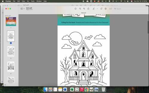 Haunted House Halloween Coloring Pages – Set 2 (#6–10) | Print & Go ...