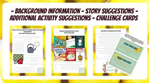 Small Science: Kitchen Chemistry by Tangible Learning | TPT